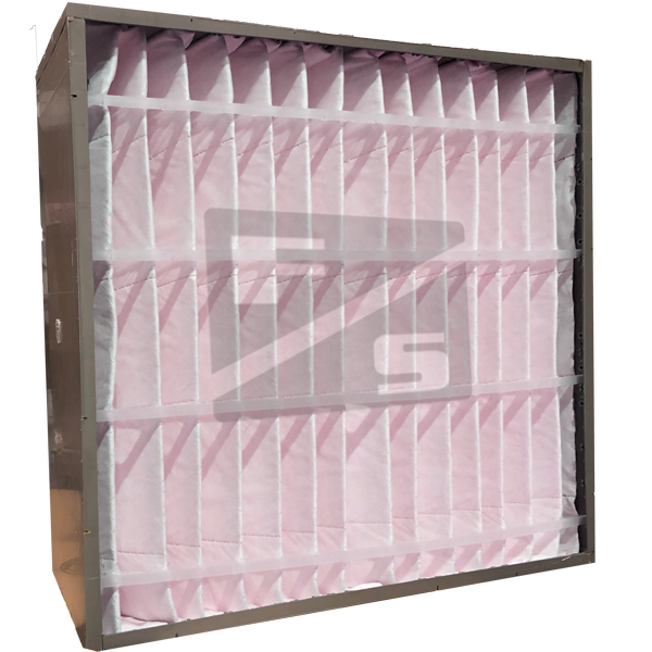 Super-Cell RP MERV 13 20x20x12 Rigid-Cell Air Filter, Plastic Frame, F